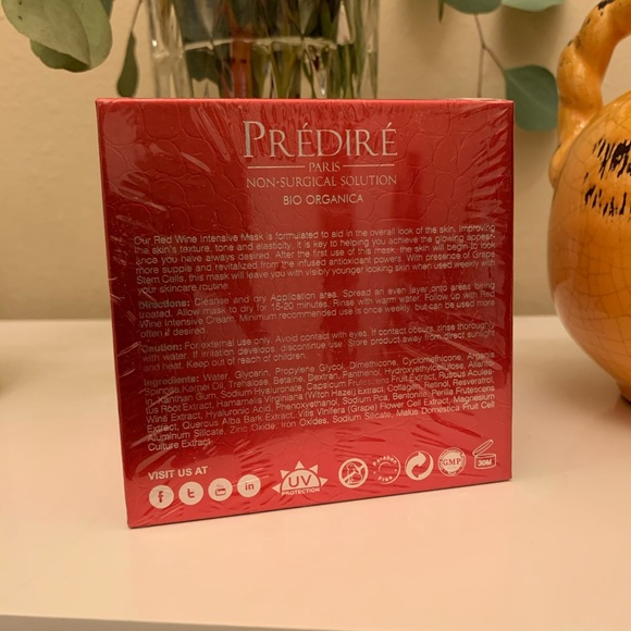 Predire’ | Skincare | Predire Red Wine Intense Mask | Poshmark